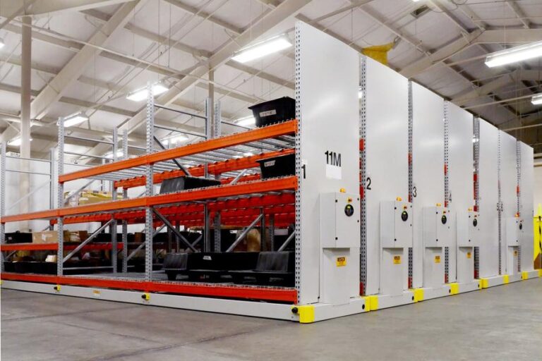 Powered Mobile Racking and Shelving Storage Systems | Montel